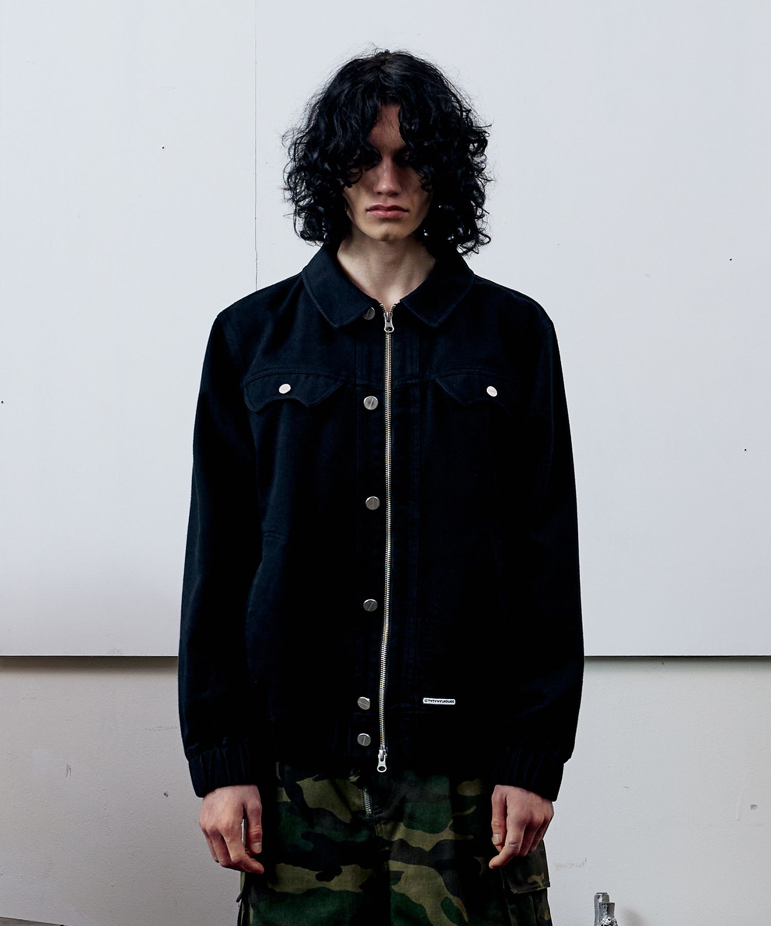 MUSINSA | THEVINYLHOUSE WESTERN WORK JACKET BLACK