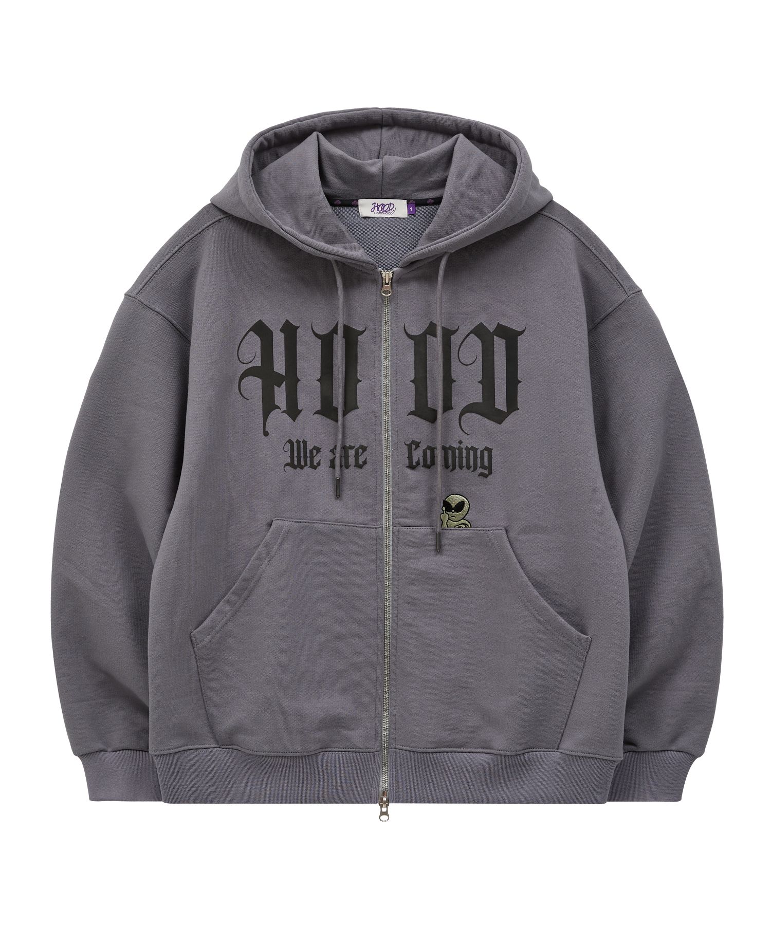 MUSINSA公式 | HOODHOOD COMING SOON フードパーカー チャコール