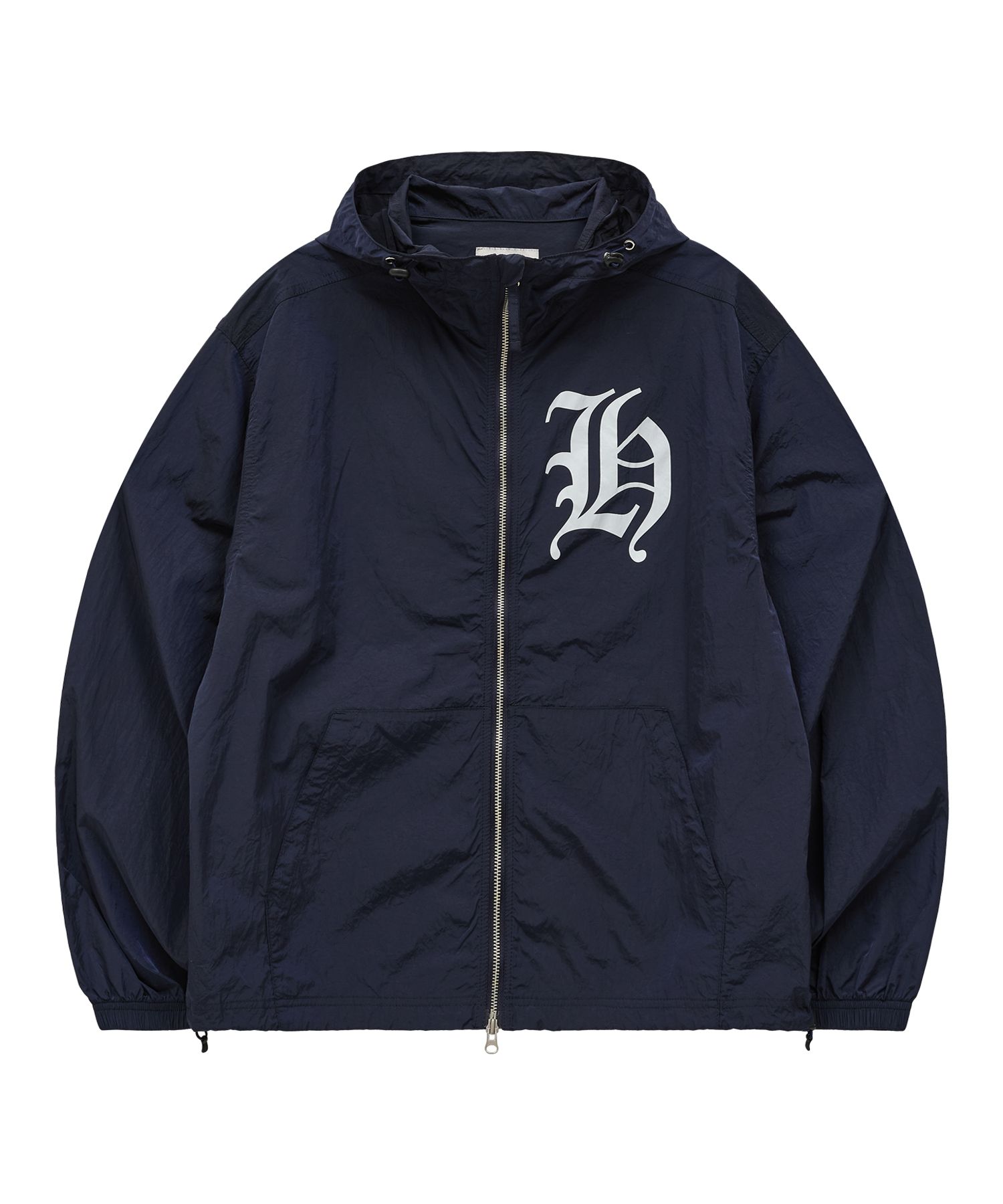 MUSINSA | HOODHOOD H Windbreaker Navy