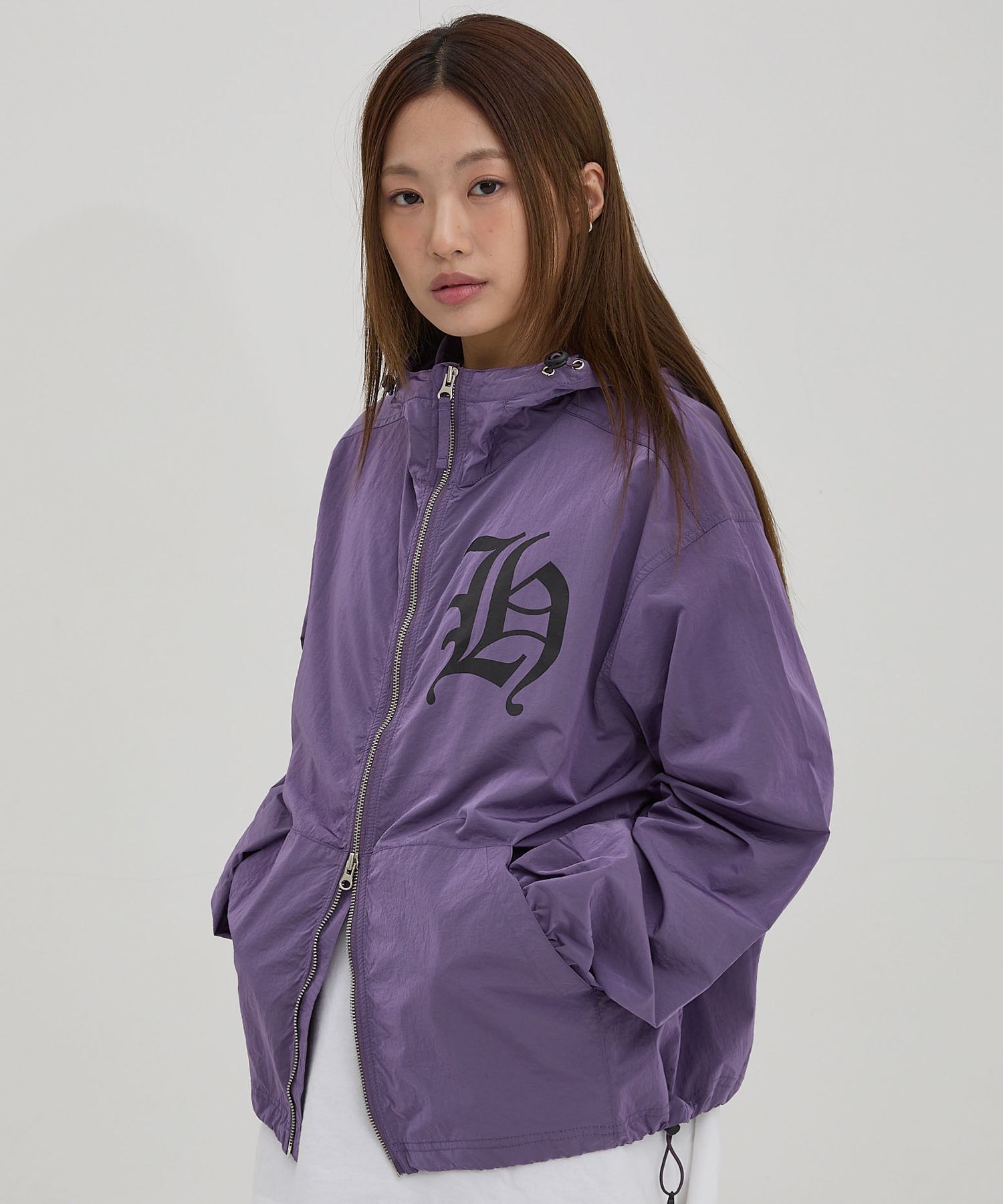 MUSINSA公式 | HOODHOOD H Windbreaker Purple