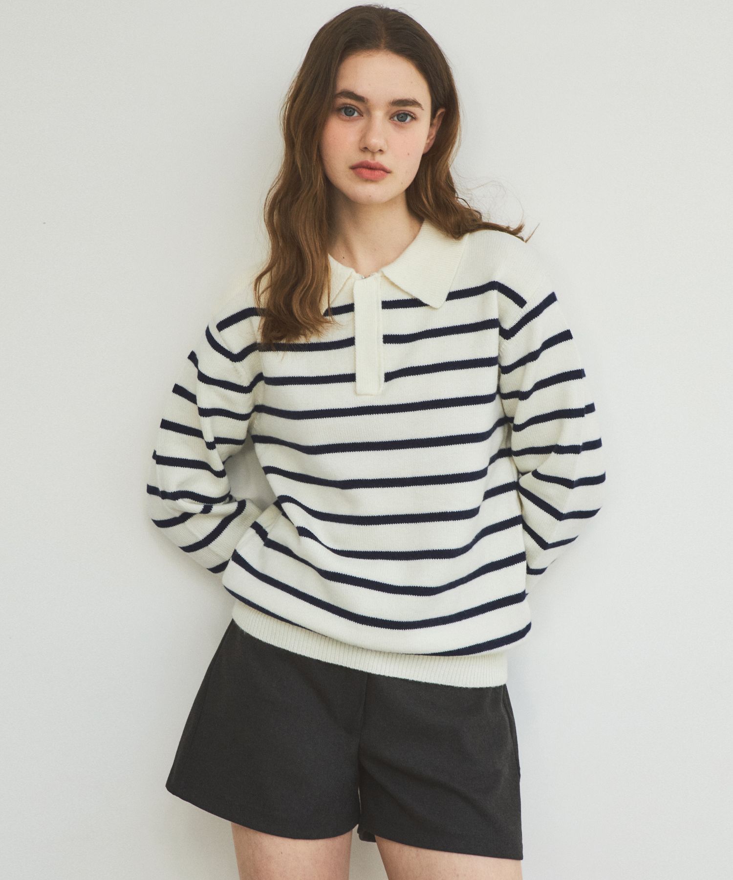 MUSINSA | WEDNESDAY OASIS W/Always Stripe French Knit_3Color(WC25-KN11)