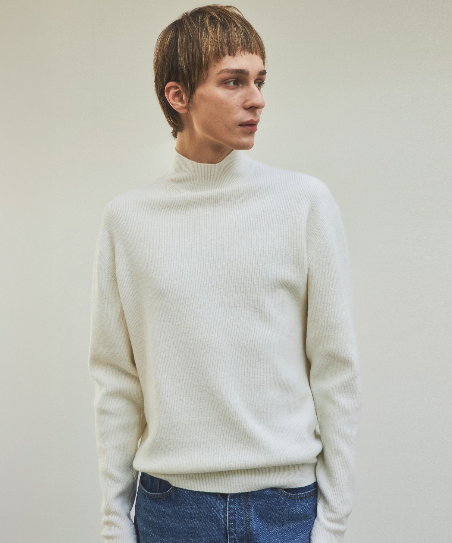 MUSINSA | WEDNESDAY OASIS Always Half Turtleneck Symbol Knit_4color(WC25-KN13)