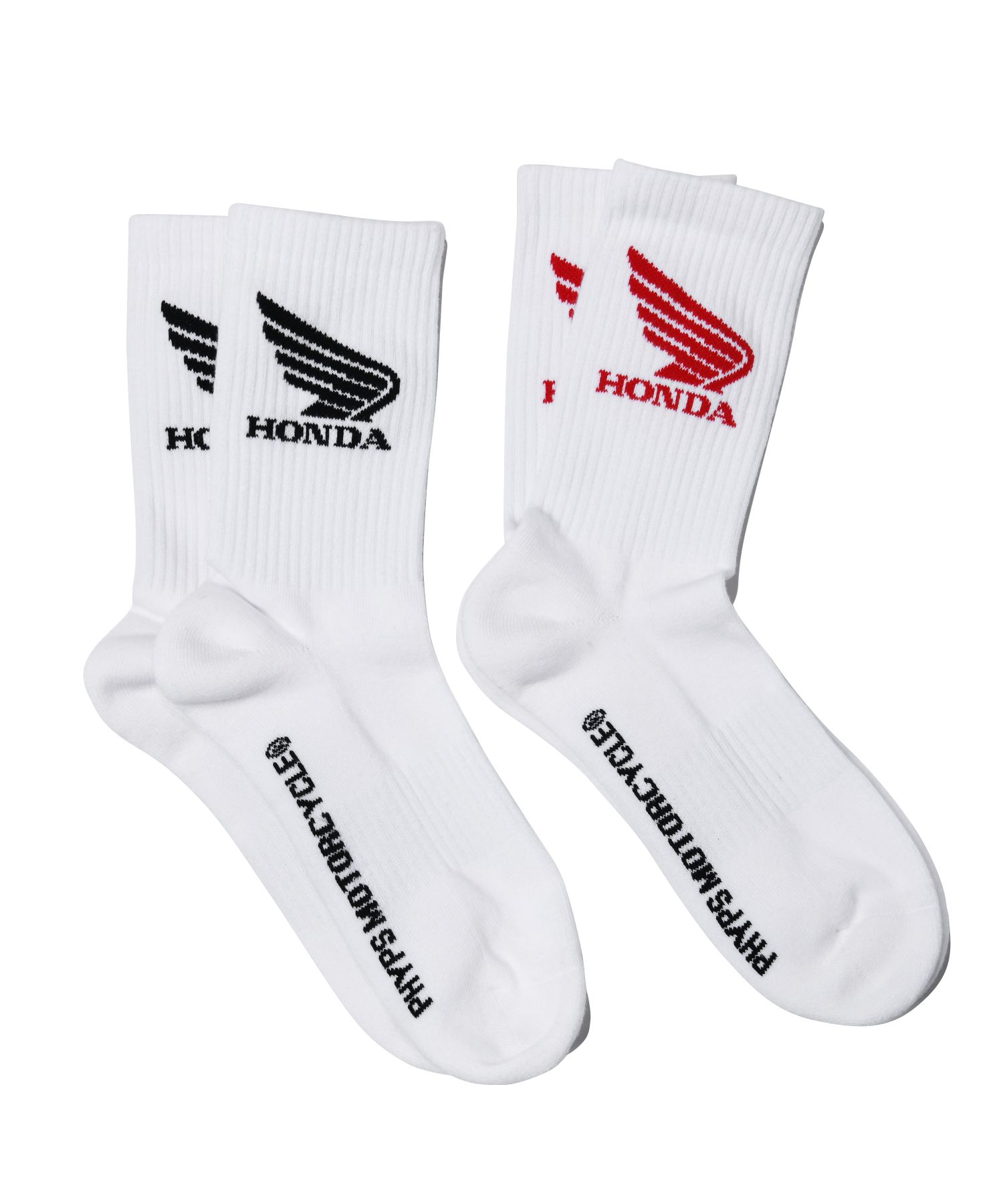 MUSINSA公式 | Honda Motorcycle [2PACK] Honda Jacquard Sports Socks (Red ...