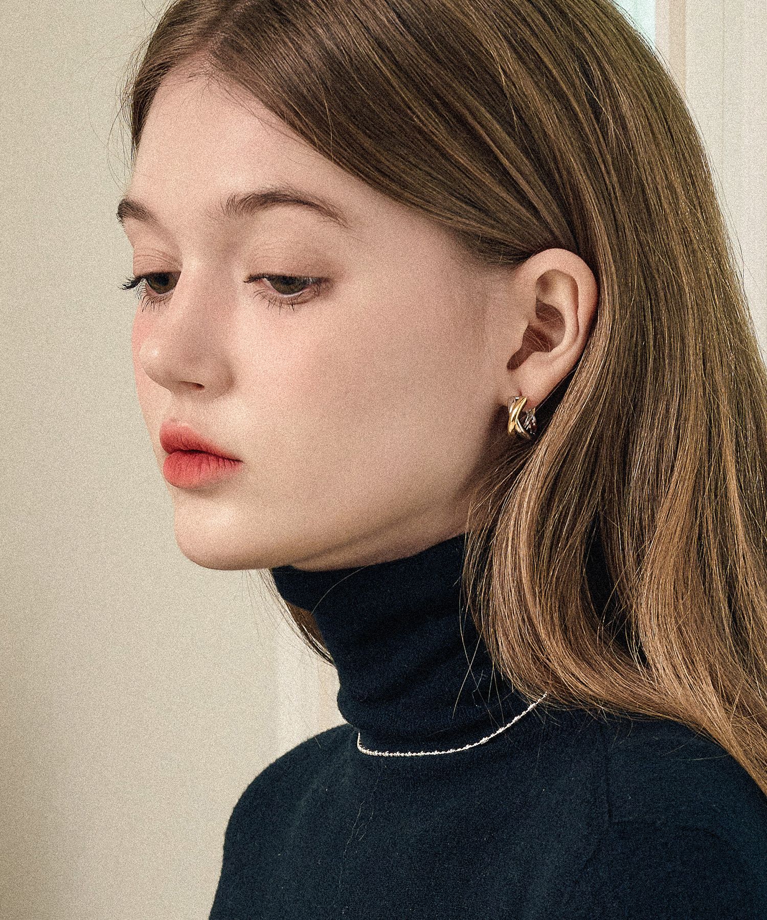 MUSINSA | SAINT SCOTT LONDON STJ-ES1686 Crossdia One Touch Earring