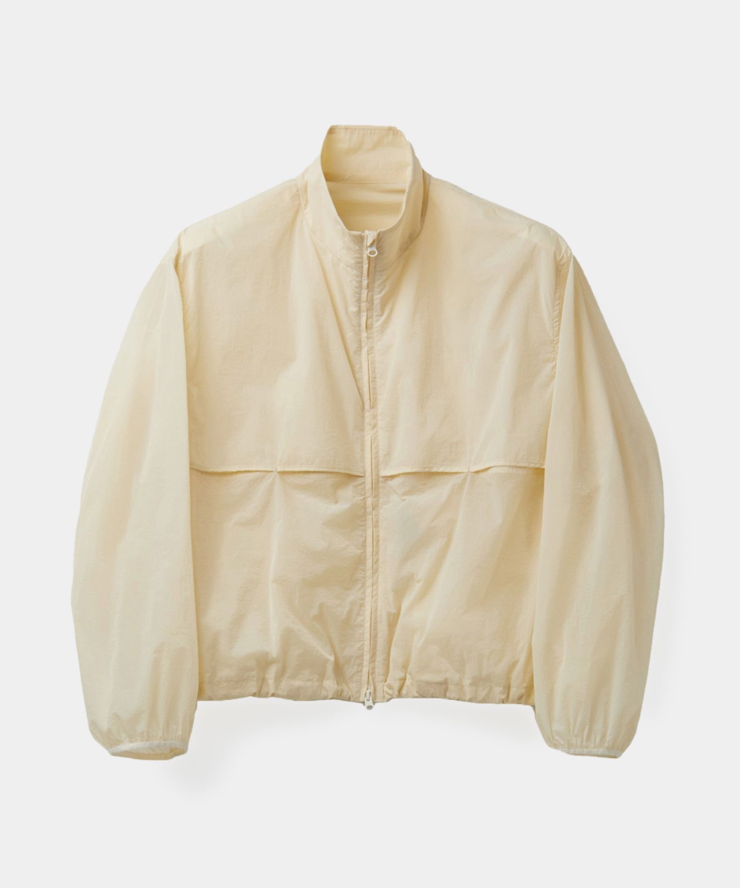 MUSINSA | COOR Pinched Layered Windbreaker (Cream Beige)