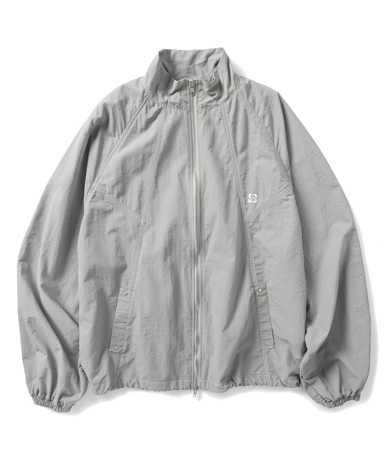 MUSINSA | SUPERSUB Stitch Cut Windbreaker - Gray