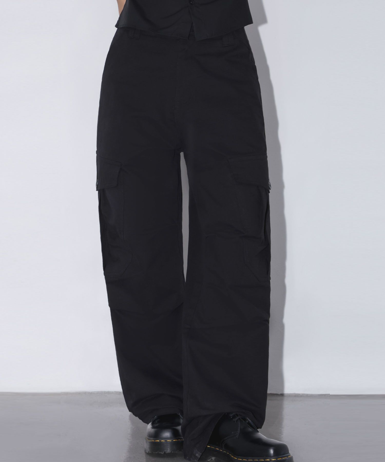 MUSINSA公式 | CHICKS Vintage Overfit Cargo Pants Black