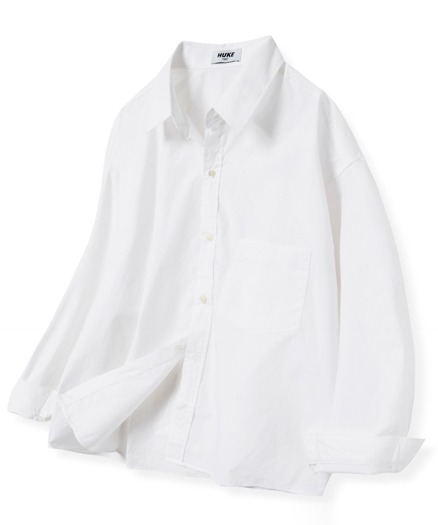 MUSINSA | HUKE The City Rustle Shirt (White)