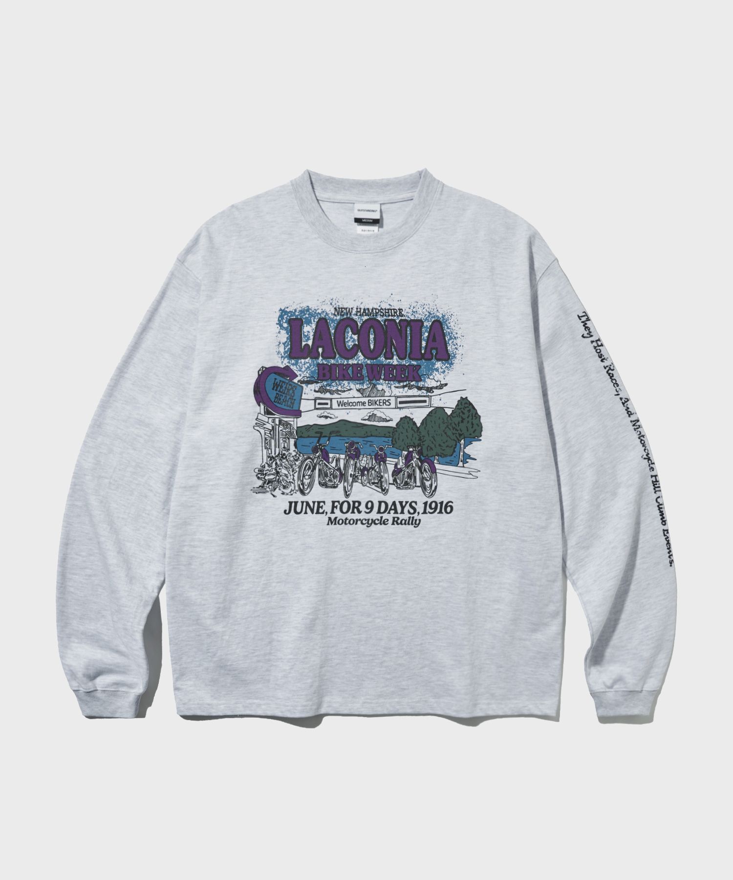 MUSINSA | OUTSTANDING MOT SERIES LONG SLEEVE(LACONIA)_1%MELANGE GRAY