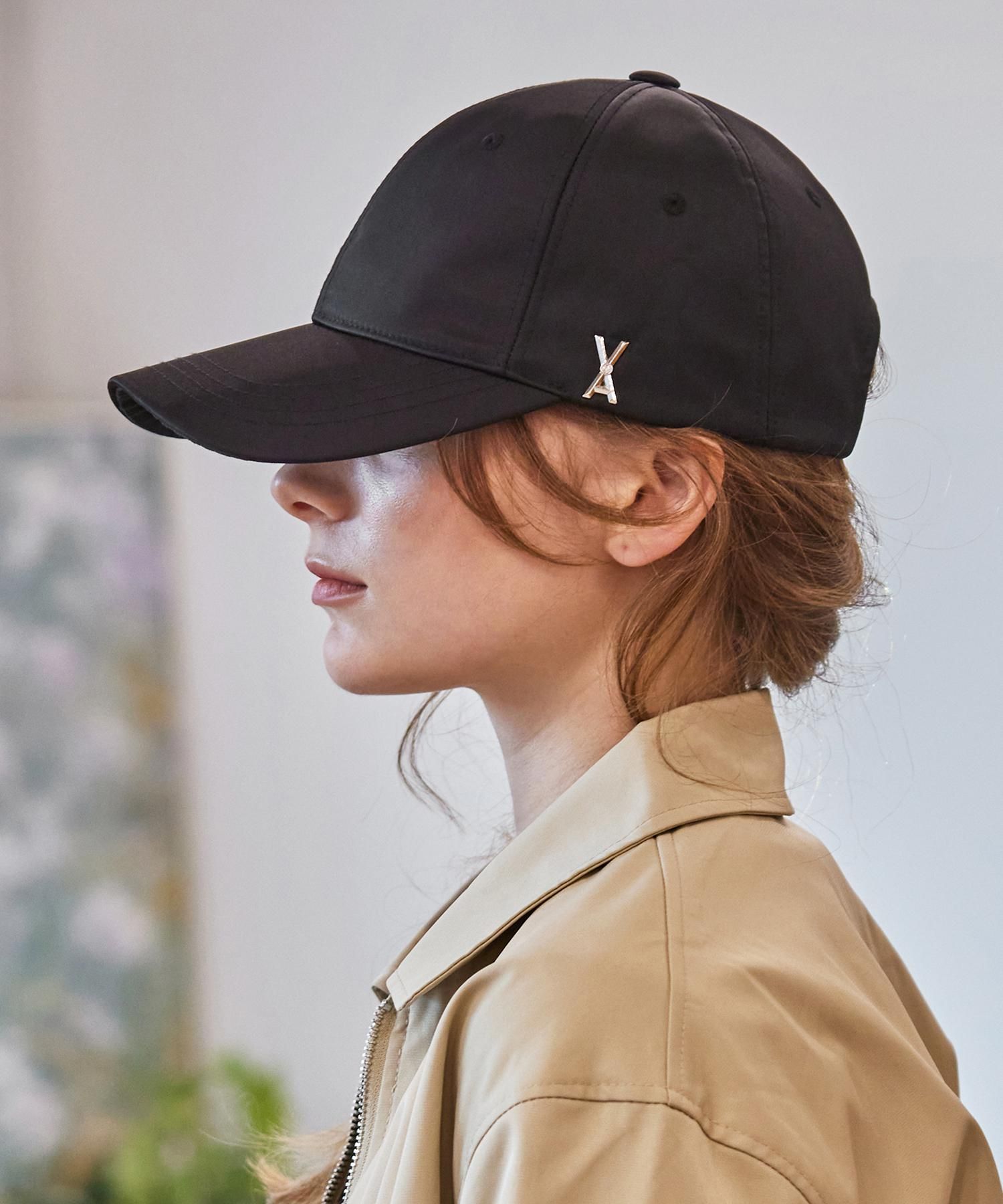 MUSINSA公式 | VARZAR VA Cubic Stud Re-Nylon Ball Cap Black