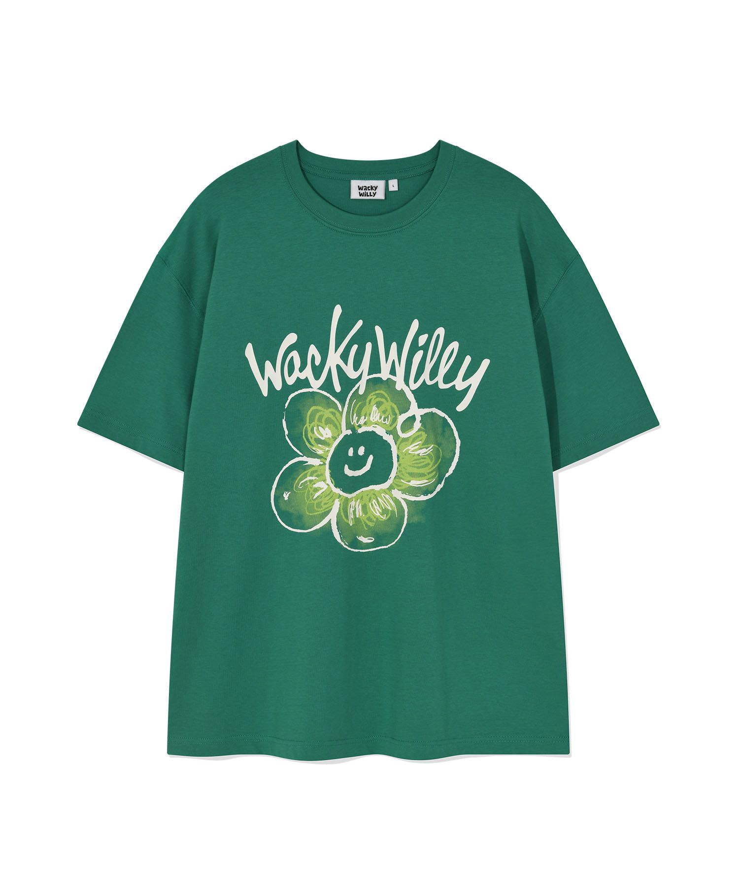 WACKY WILLY 大花花T恤 (綠色) (Creatrip)