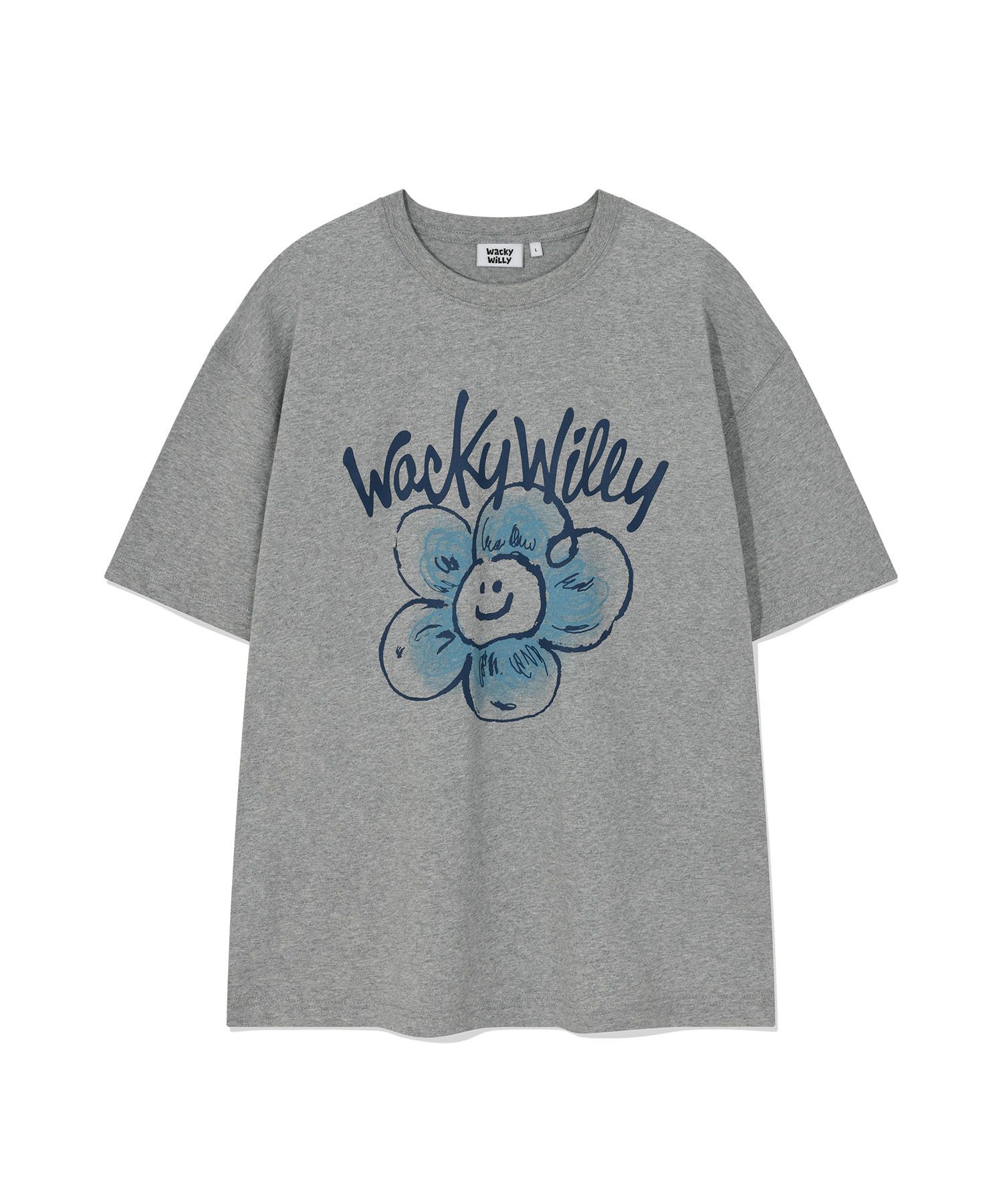 WACKY WILLY 大花花T恤 (灰色) (Creatrip)