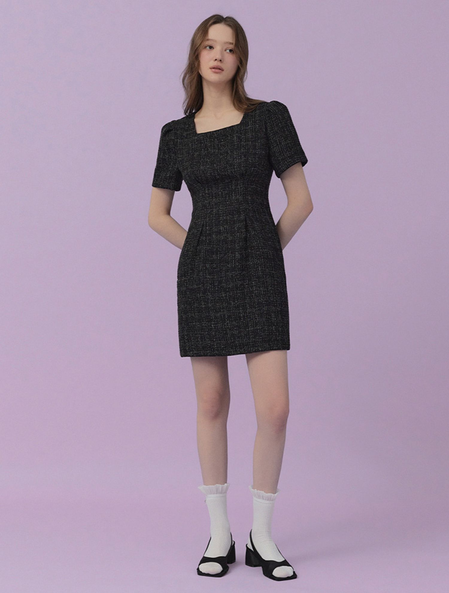 MUSINSA公式 | TWEE Seifo Tweed Pintuck One Piece