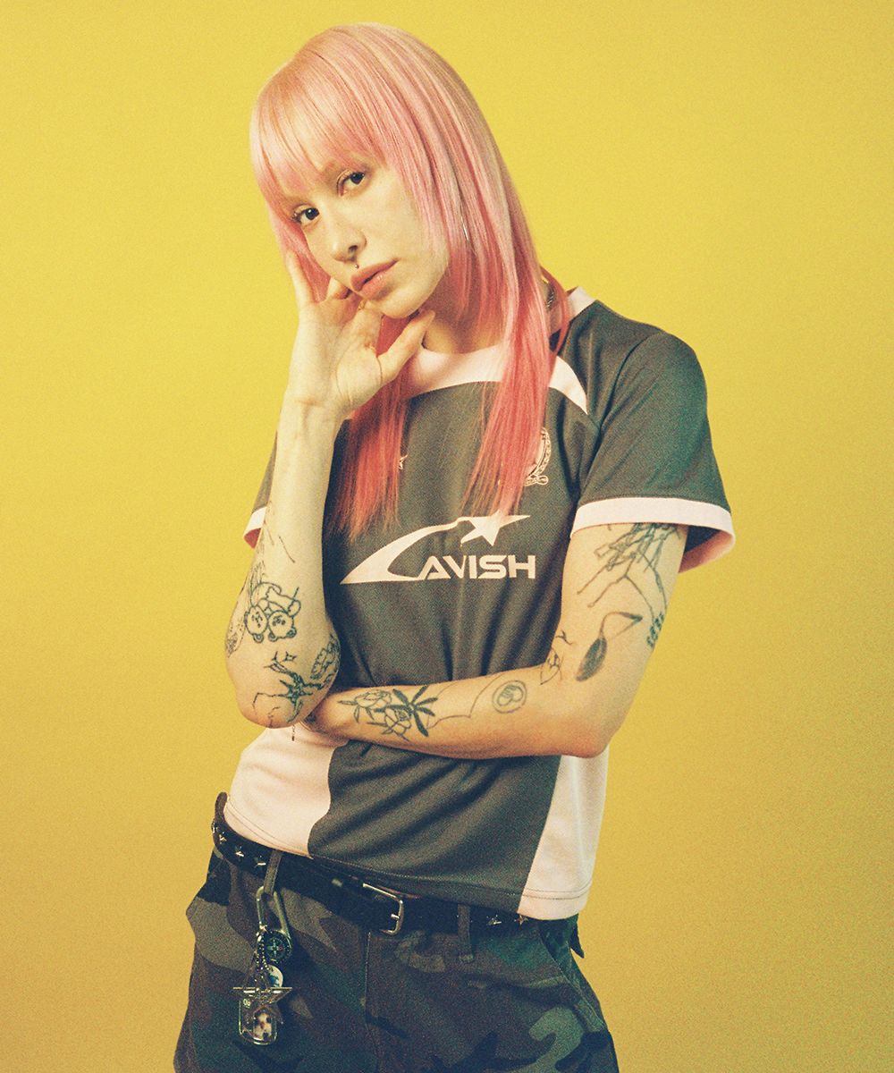 MUSINSA公式 | CAVISH AUTHENTIC SS JERSEY CHARCOAL(CV2FMFT513A)