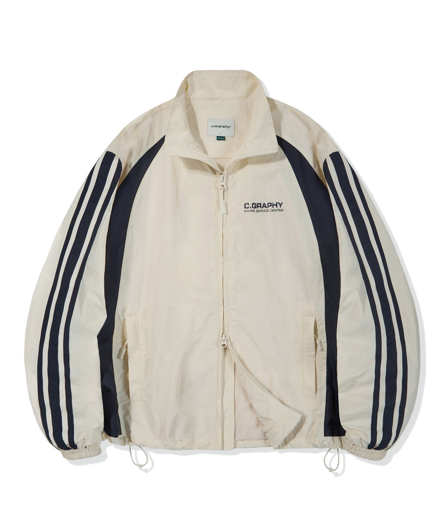 MUSINSA公式 | Codegraphy Track Nylon Jacket_Cream