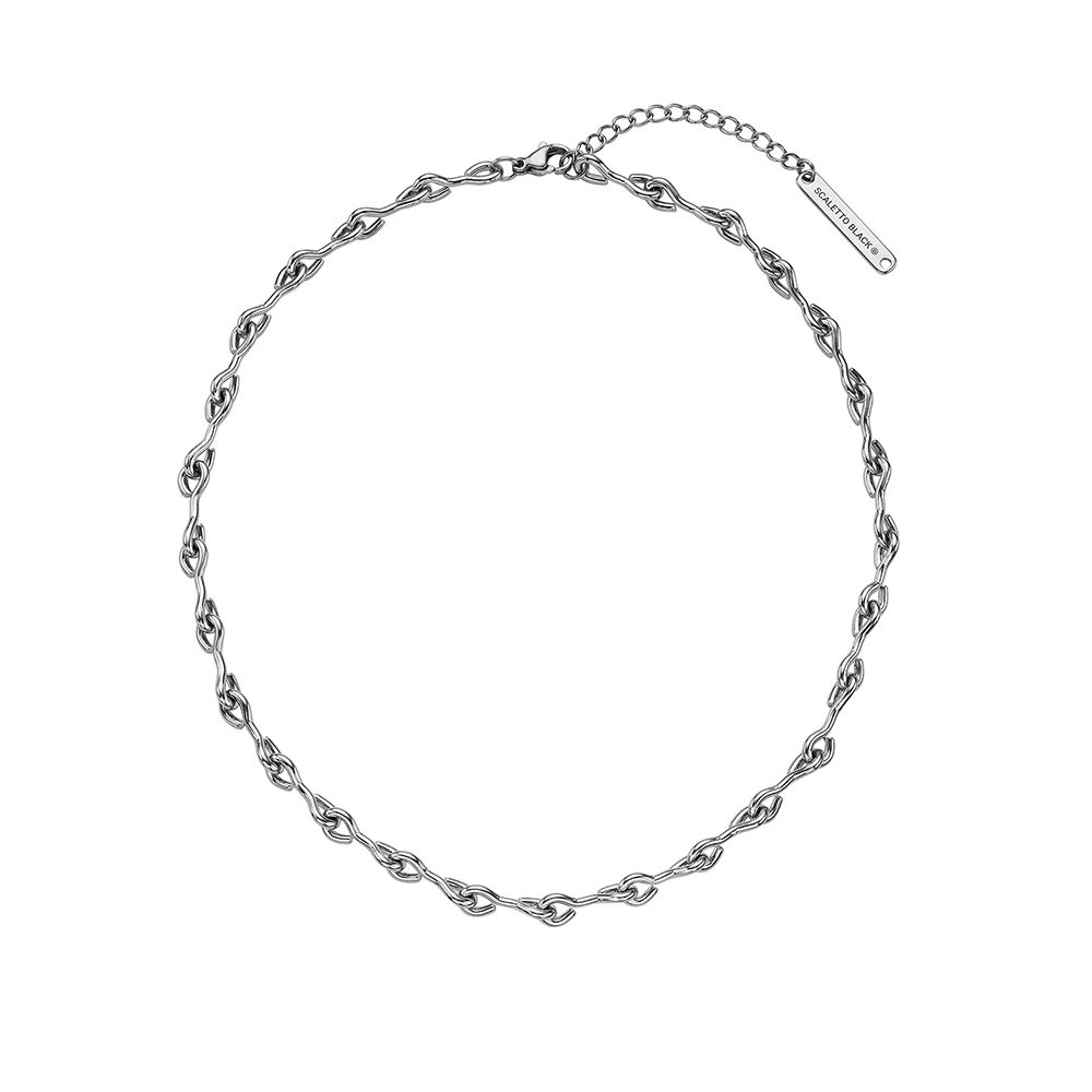 MUSINSA | SCALETTO BLACK FFM001 Dog Bone Chain Necklace