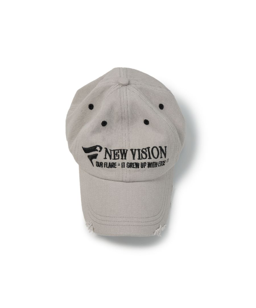 MUSINSA | ETCE NEW VISION DESTROYED WASHED CAP (GRAY)