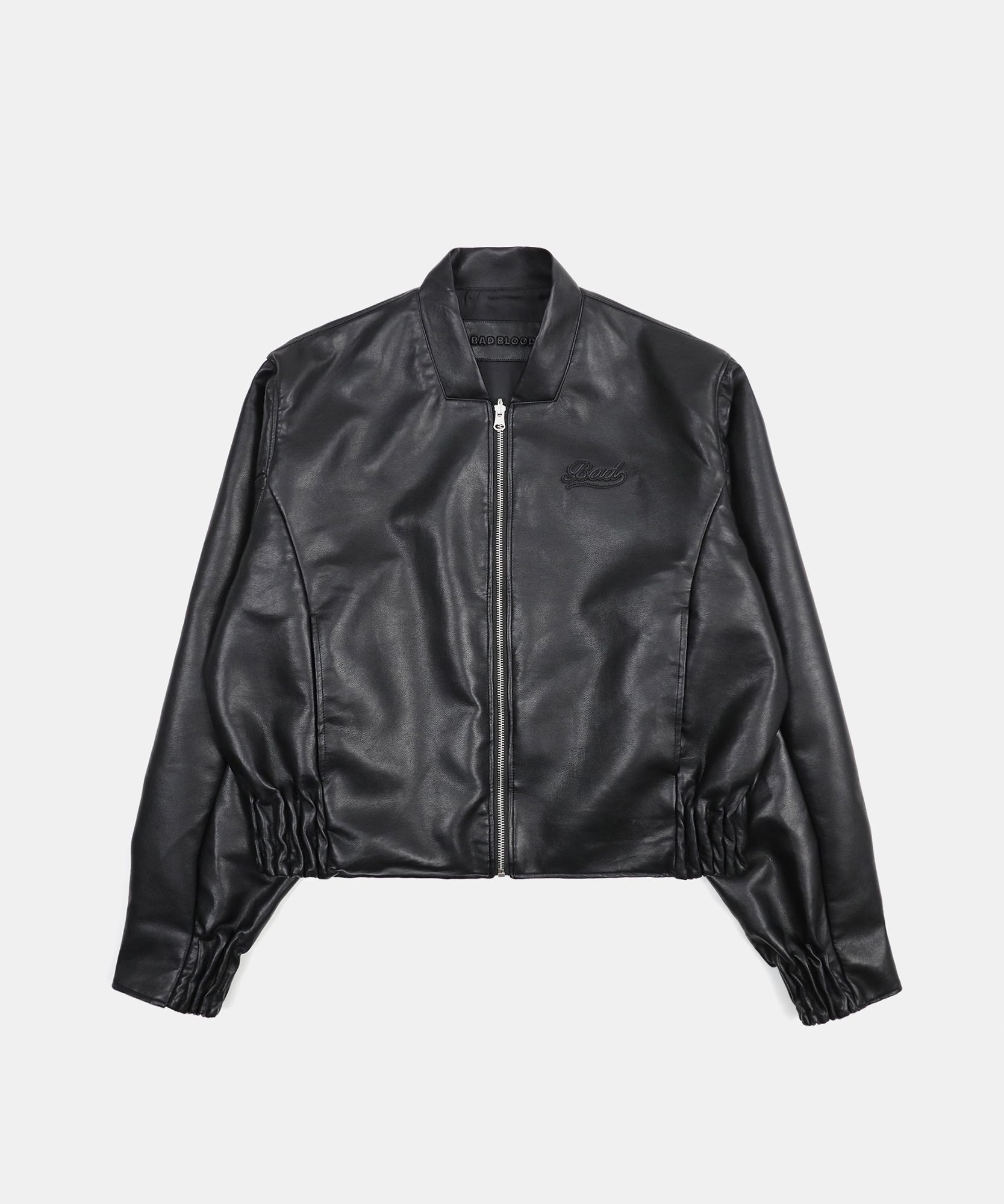 MUSINSA | BADBLOOD ICN Leather Jacket - Black