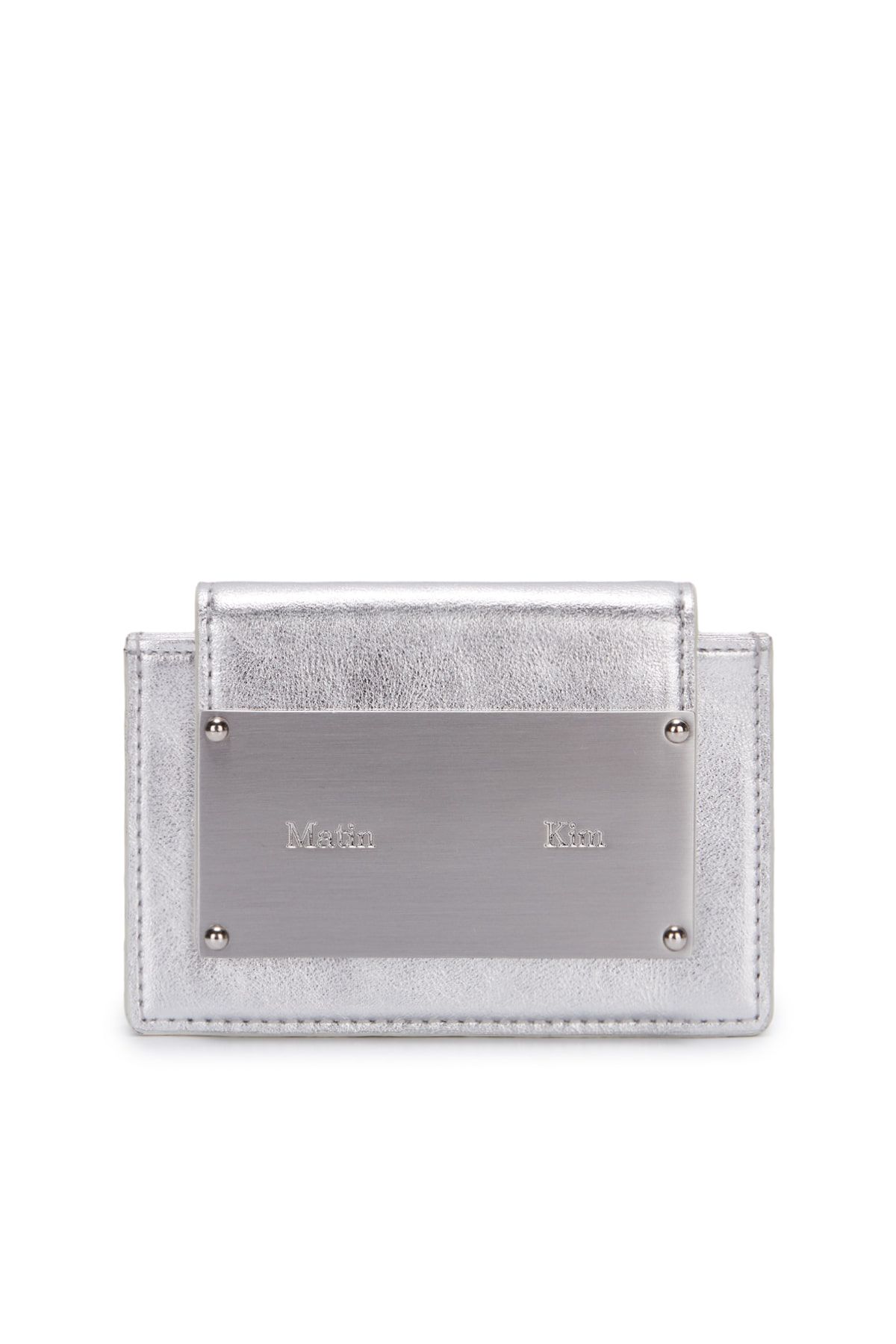 MUSINSA公式 | MATIN KIM ACCORDION WALLET IN SILVER