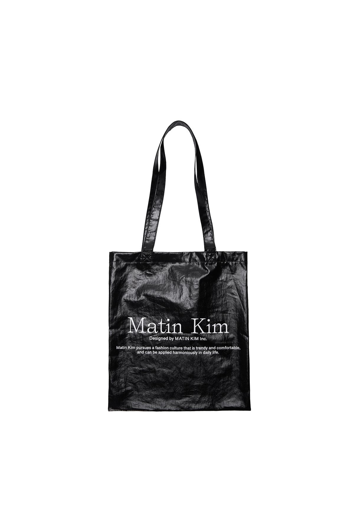 MUSINSA公式 | MATIN KIM MATIN POPPIN ECOBAG IN STRONG BLACK