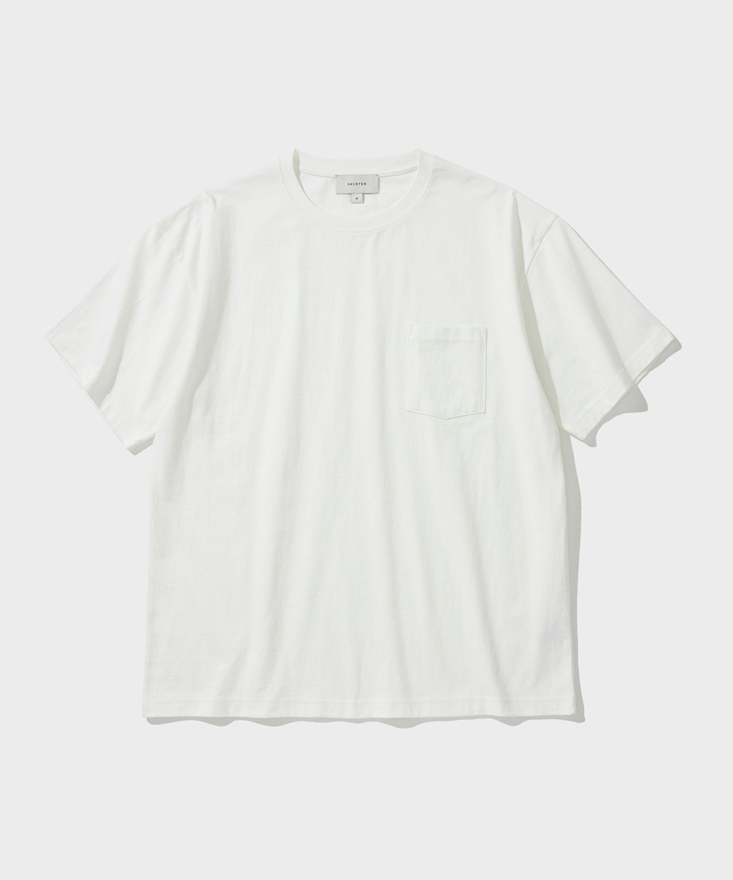 MUSINSA | SHIRTER FINE COTTON OVERSIZE FIT T-SHIRT (WHITE)