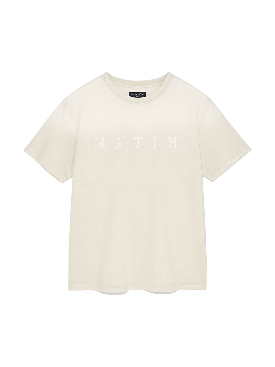 MUSINSA | MATIN KIM DYING POINT LOGO TOP FOR MEN IN IVORY