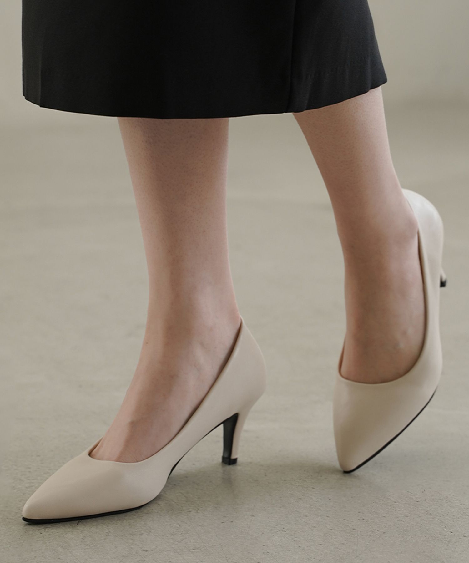 MUSINSA | CHAAKAN (7CM) Celia Basic Stiletto Heel (LEATHER)