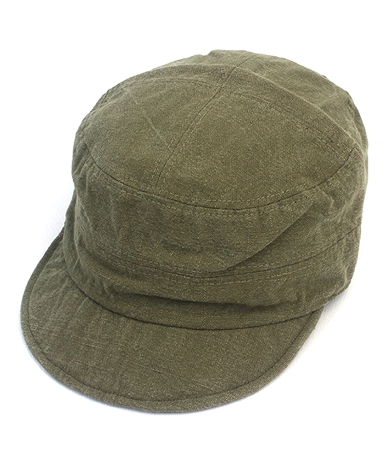 MUSINSA | UNIVERSAL CHEMISTRY Wire Khaki Military Bike Cap