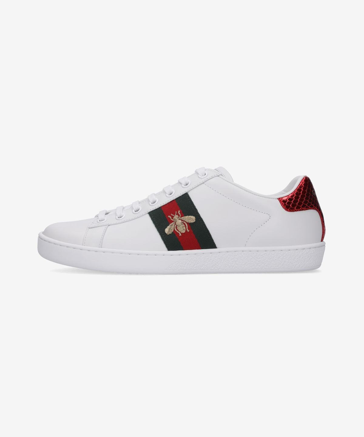 MUSINSA | GUCCI Ace Embroidered Sneakers - White / 43194202JP09064