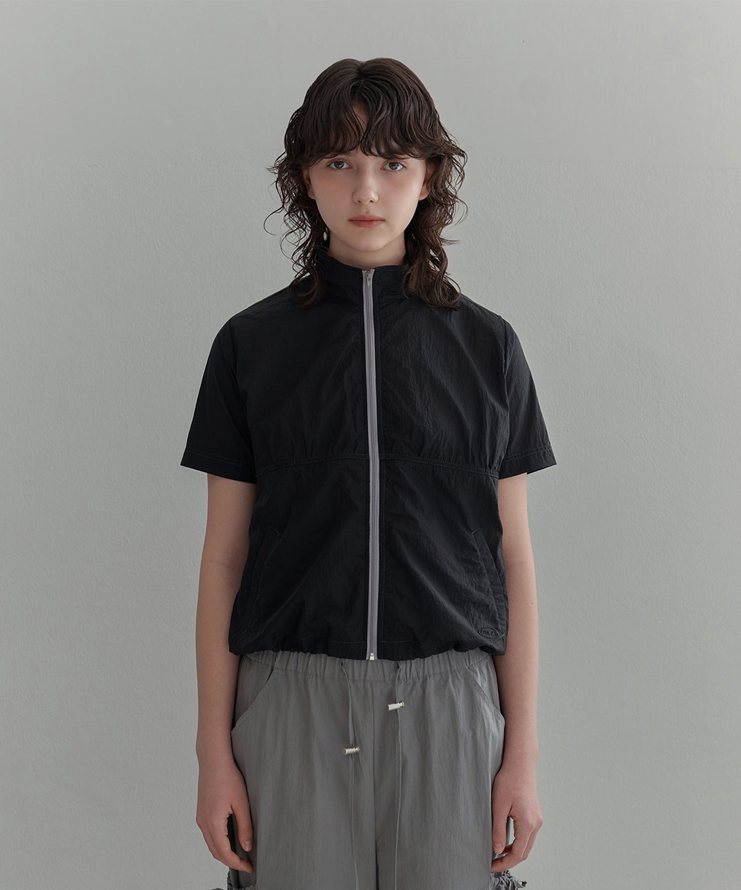 MUSINSA | FAD Light Half Zip-up (Black)