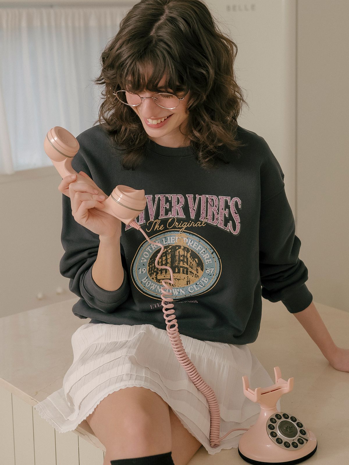 MUSINSA | FRIVER07 Molti graphic sweatshirts_Charcoal