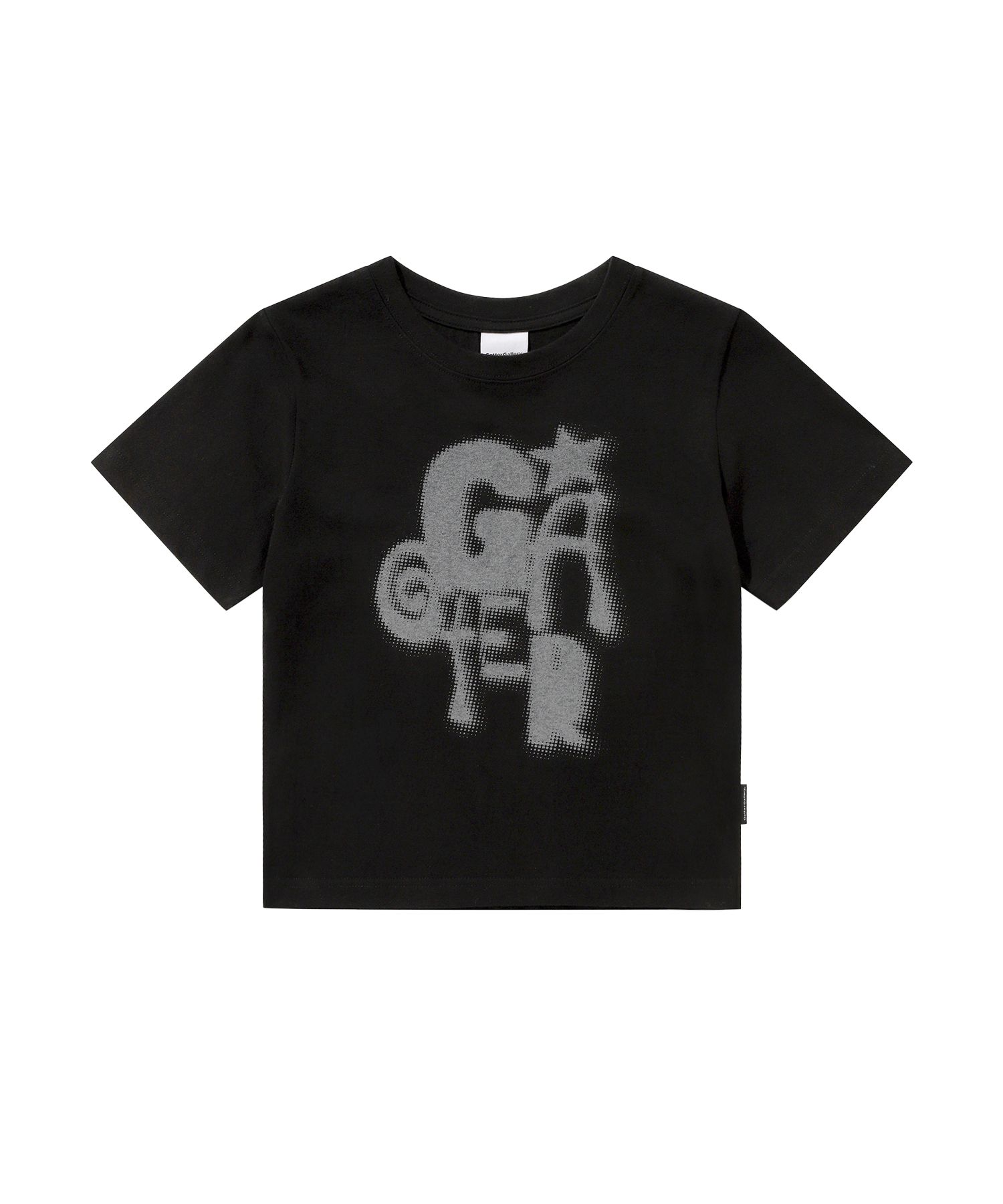 MUSINSA公式 | GOTTER GALLERY DOT CROP T-SHIRTS_BK