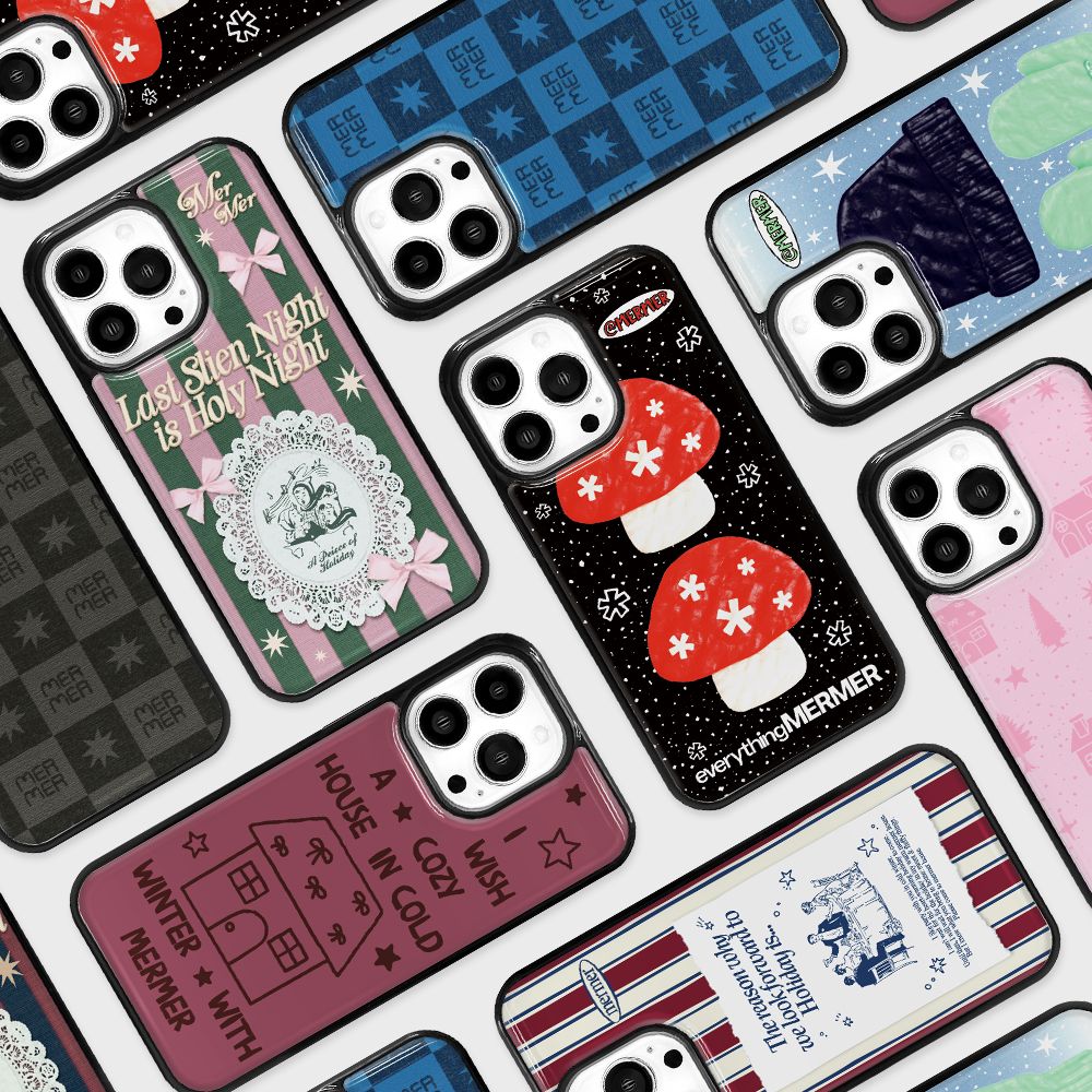 MUSINSA | MERMER Epoxy Case Collection iPhone Galaxy Phone Case Bumper ...