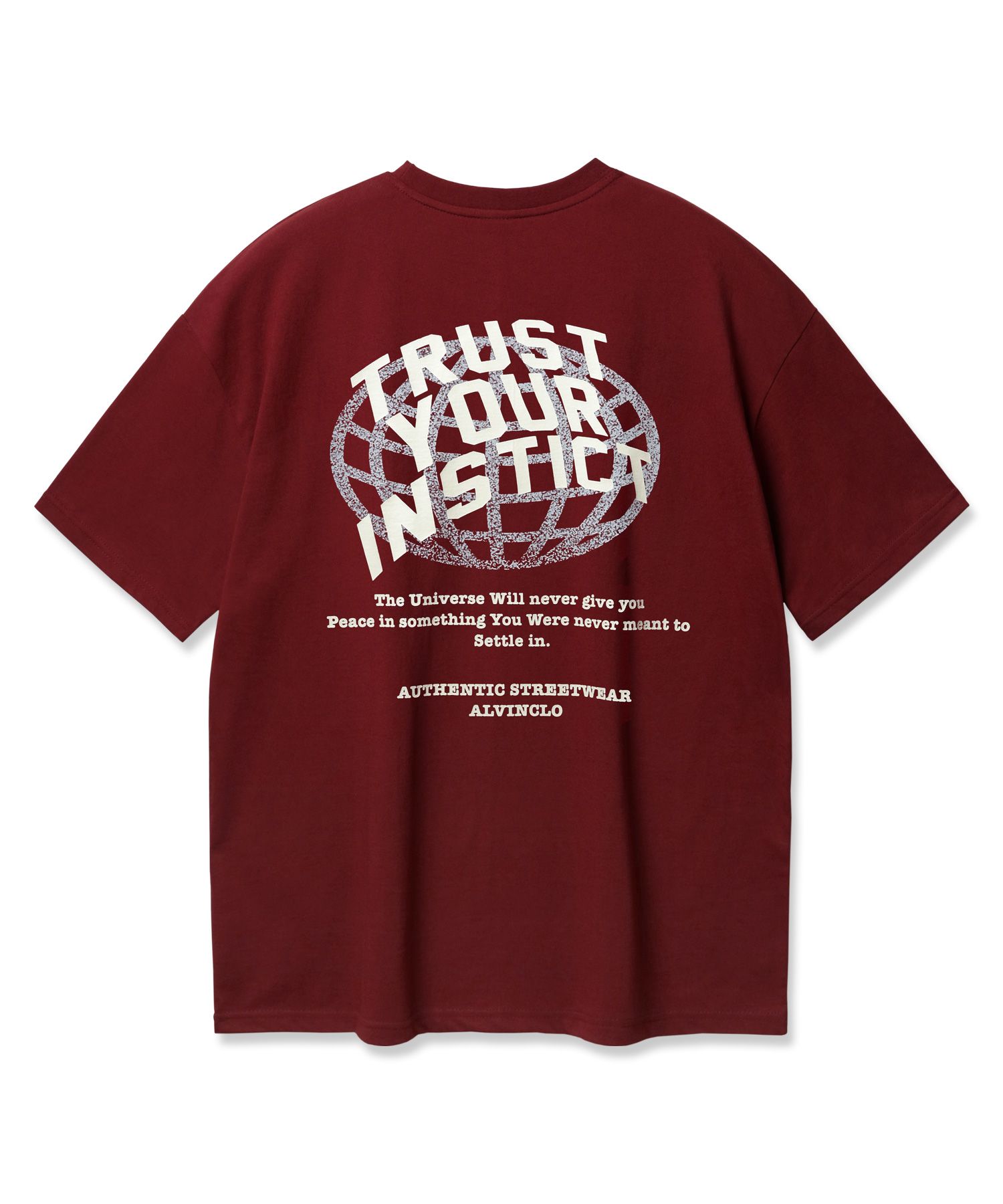 MUSINSA | ALVINCLO INSTICT oversized short-sleeve t-shirt AST4734 (3 COLOR)