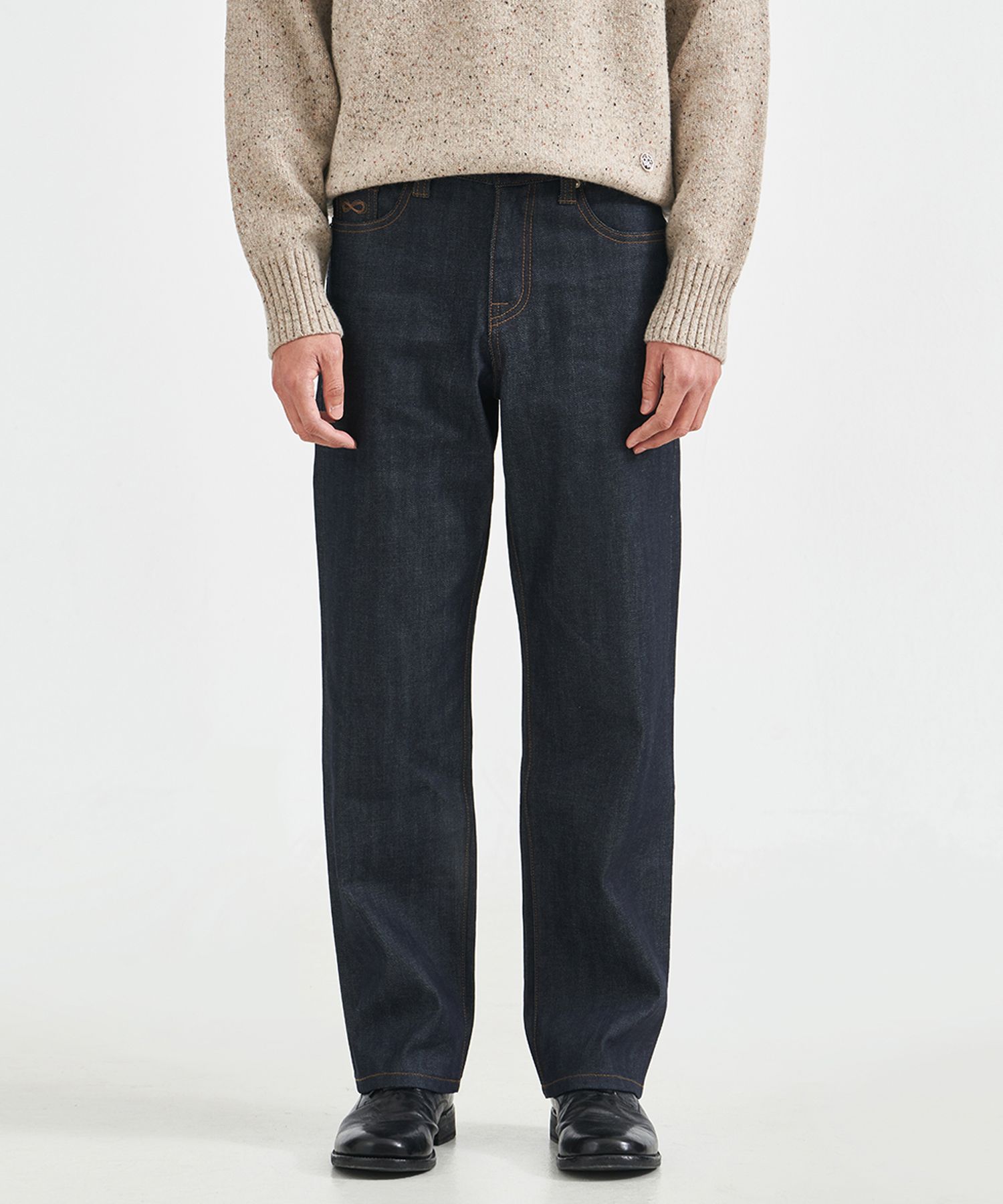 MUSINSA公式 | PLAC [Mergo X Flak] Selvage Denim Pants K50 Low