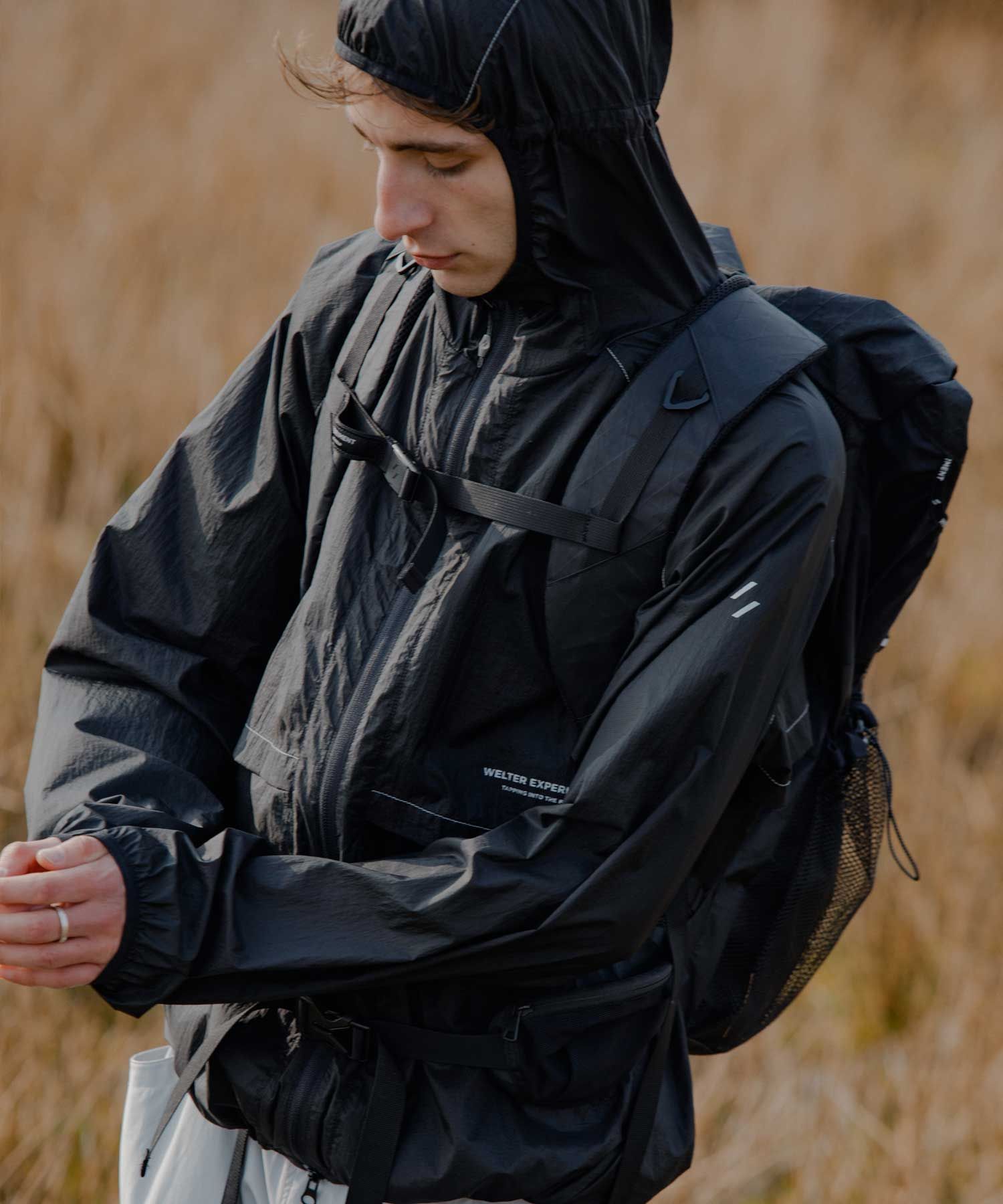 MUSINSA | WELTER EXPERIMENT BOREAS VENTILATION WINDBREAKER_BLACK