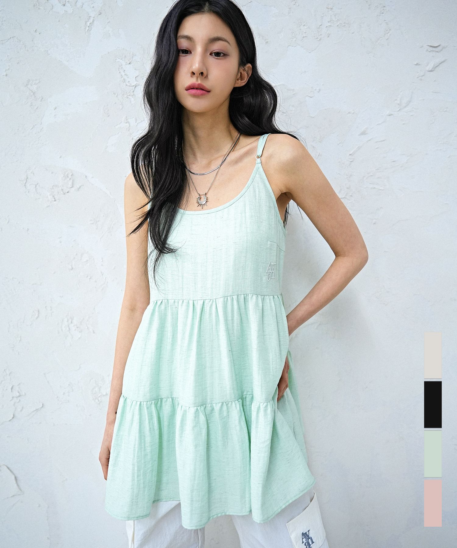 MUSINSA公式 | AVANDRESS Kang Kang Sleeveless Onepiece - 4COL