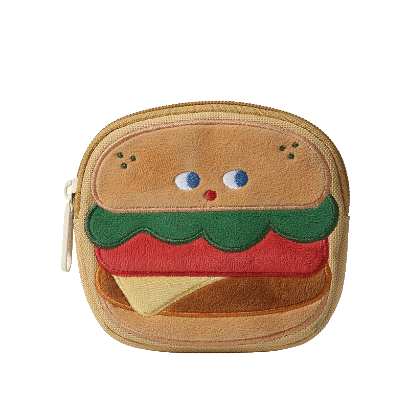 MUSINSA | VANWALK Fast Food Coin Purse [Hamburger]