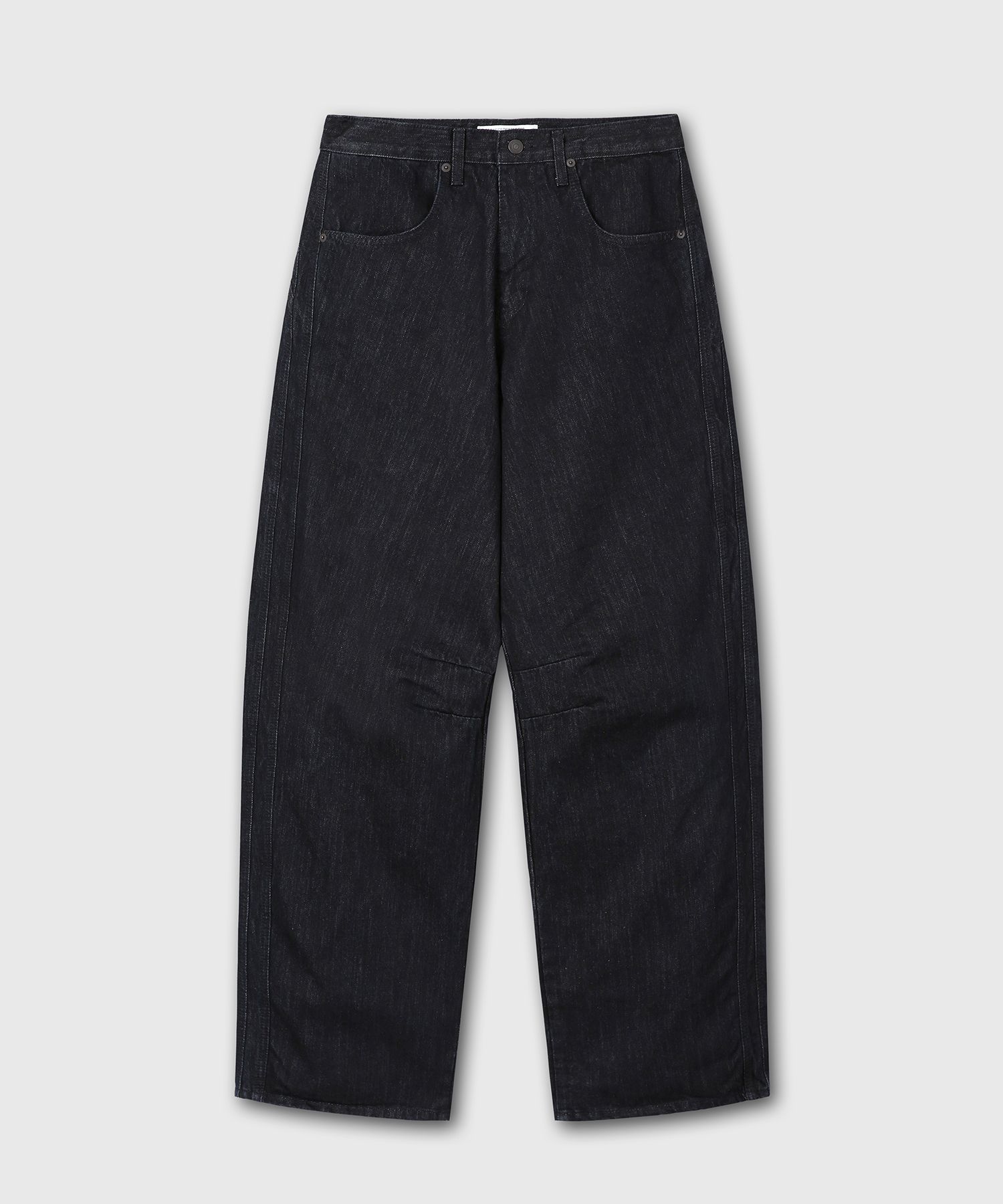 MUSINSA | DIVEIN [DIVEIN x POG SERVICE] WIDE CURVED DENIM PANTS (INDIGO)