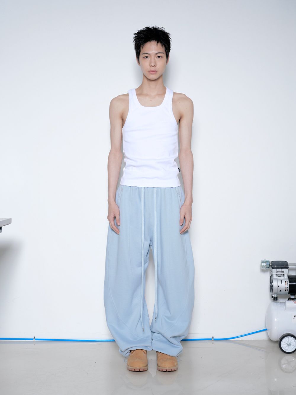 MUSINSA | ONLY SWEAT PANTS 25 ver. New Balloon Wide Sweatpants Light Blue