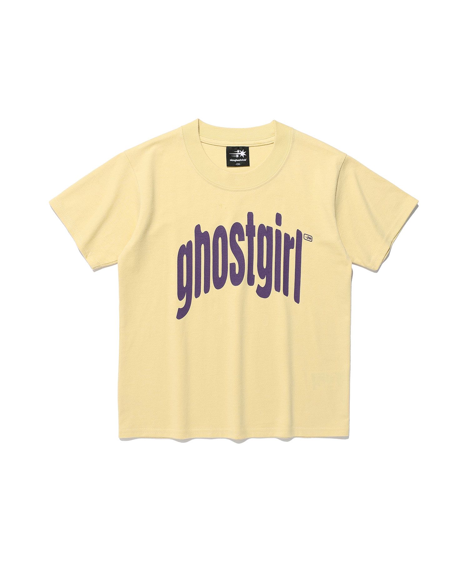 MUSINSA公式 | NICE GHOST CLUB GHOSTGIRL MINI TEE_YELLOW(NG2FMFT533A)