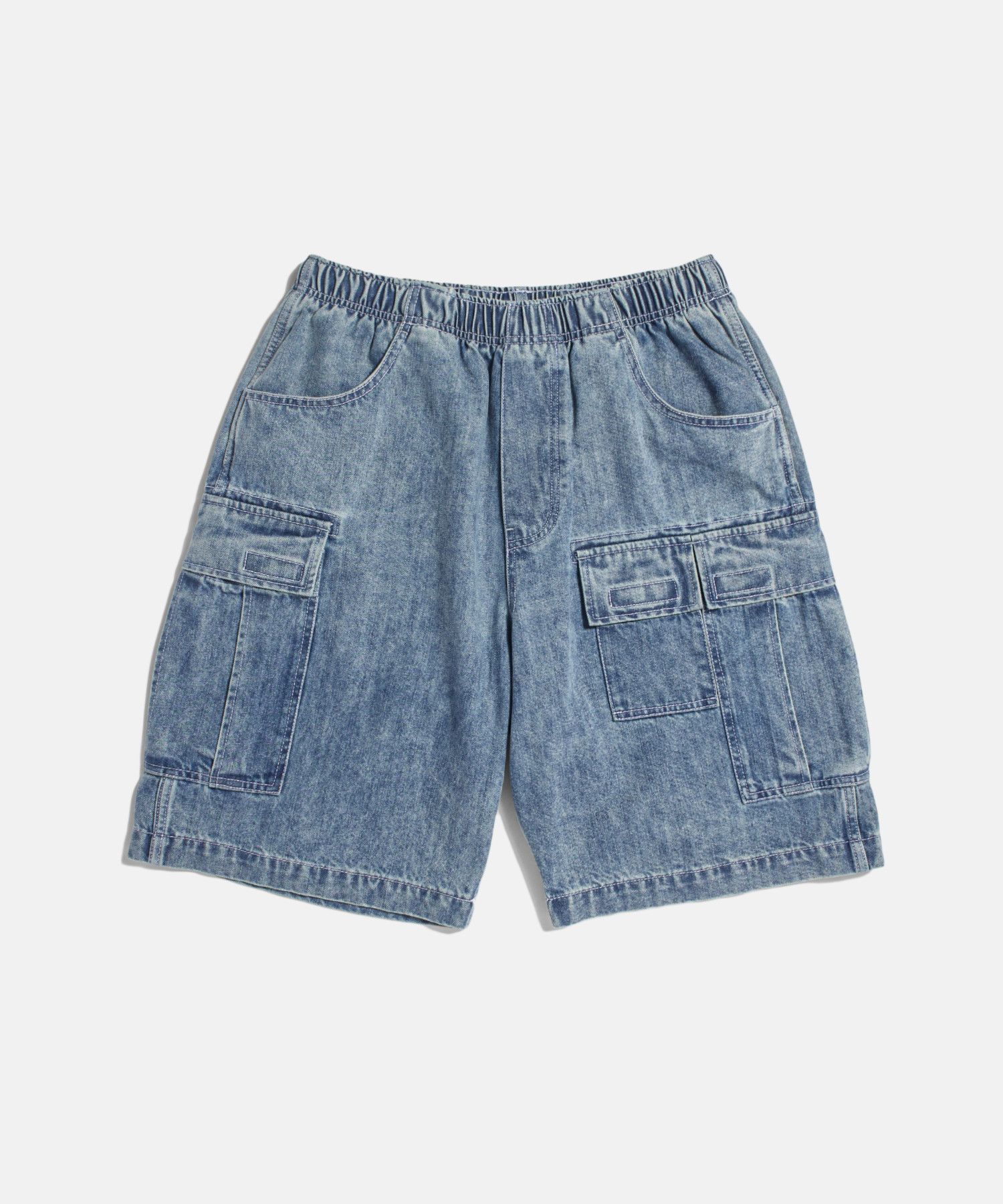 MUSINSA | ESPIONAGE Denim M51 Field Shorts Light Indigo