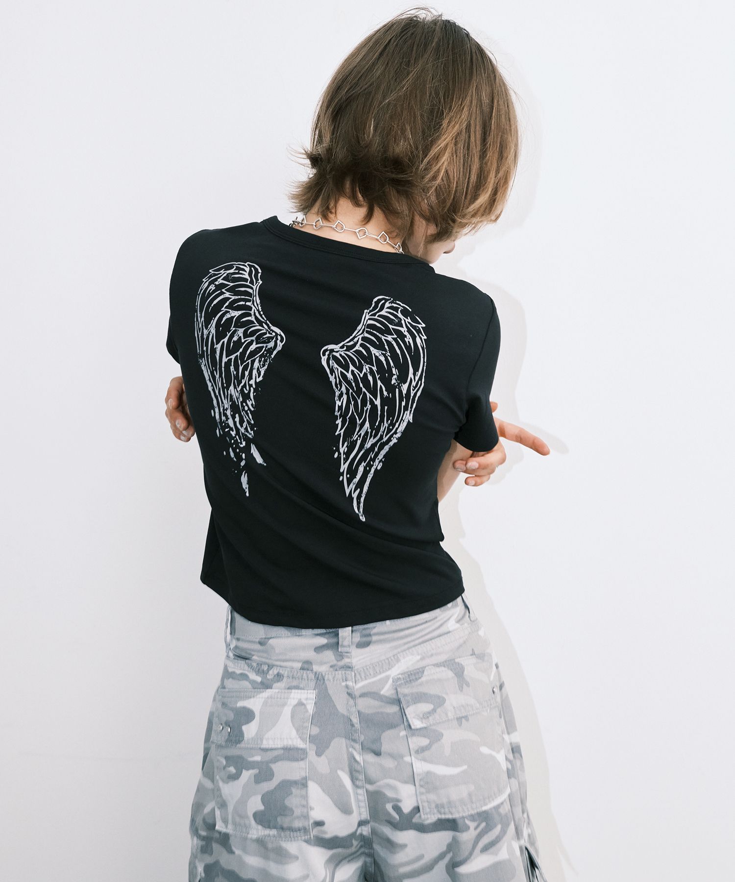 MUSINSA公式 | MIDNIGHT MOVE angel t (black)