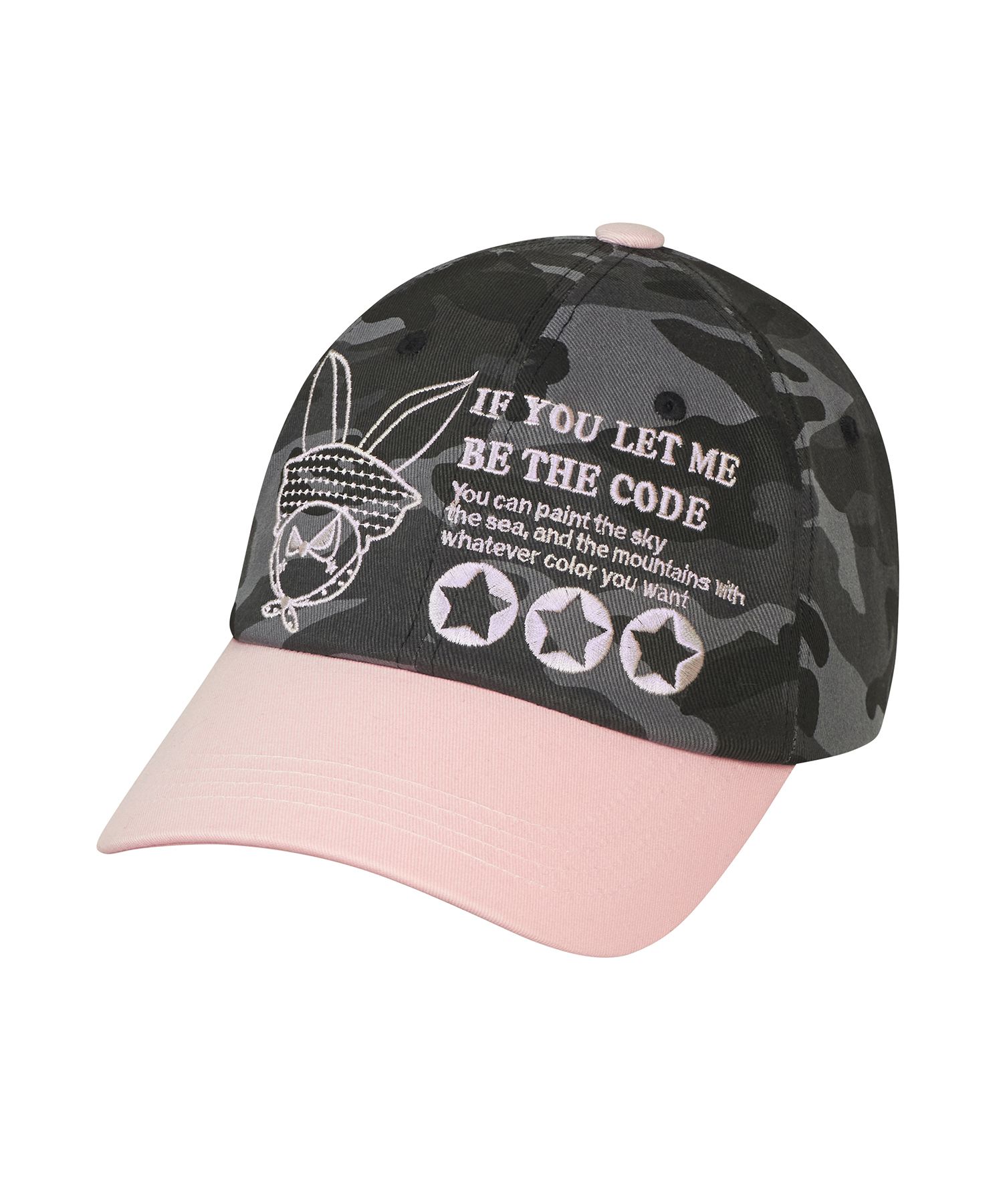 MUSINSA | LUV IS TRUE SM RABBIT BALL CAP(PINK)
