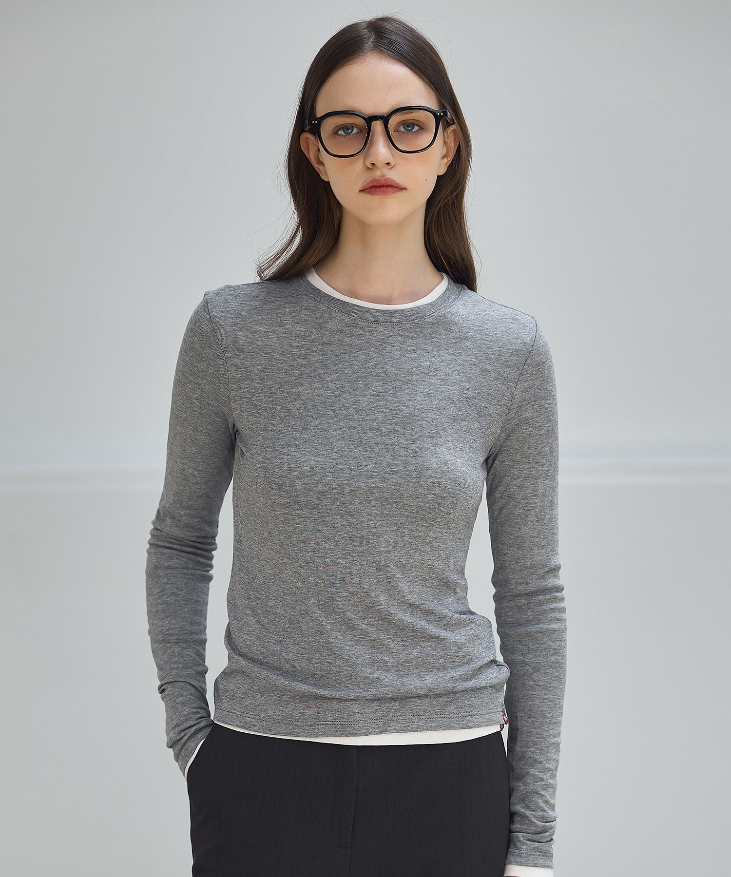 MUSINSA | NON AND NON BASIC TENCEL SLIM T-SHIRT_NSTS503 (5COLORS)