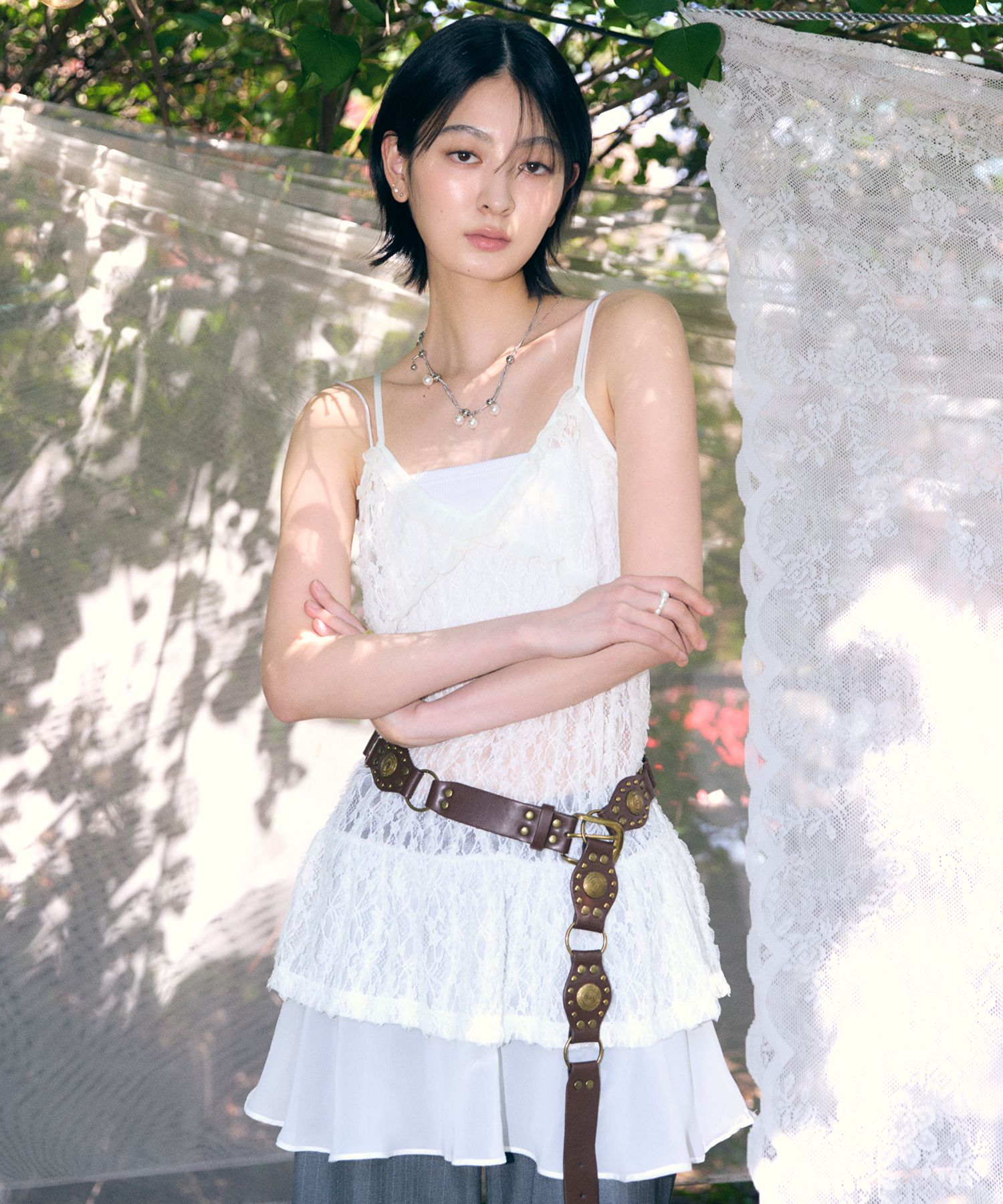 MUSINSA公式 | LARTIGENT L17 LAYERED OPS(IVORY)