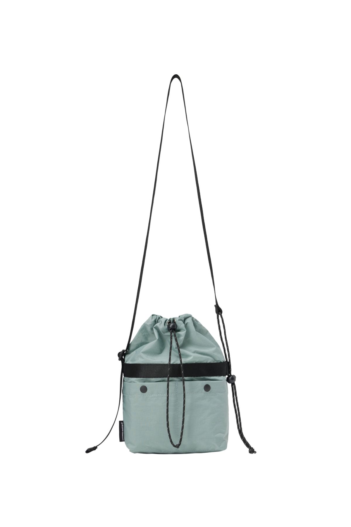 MUSINSA | LOCKHEED MARTIN DRAW STRING SMALL POUCH CROSS BAG (MINT)