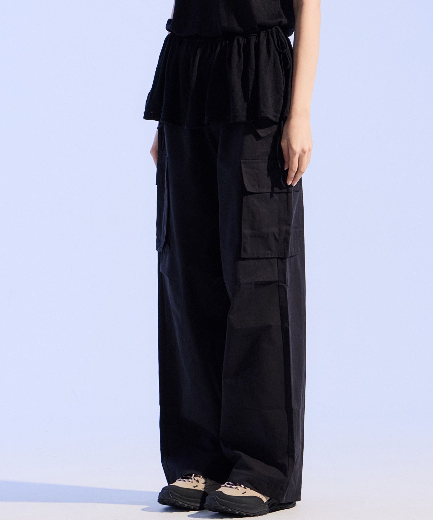MUSINSA公式 | MOAA Nomad Cargo Pant (BLACK)