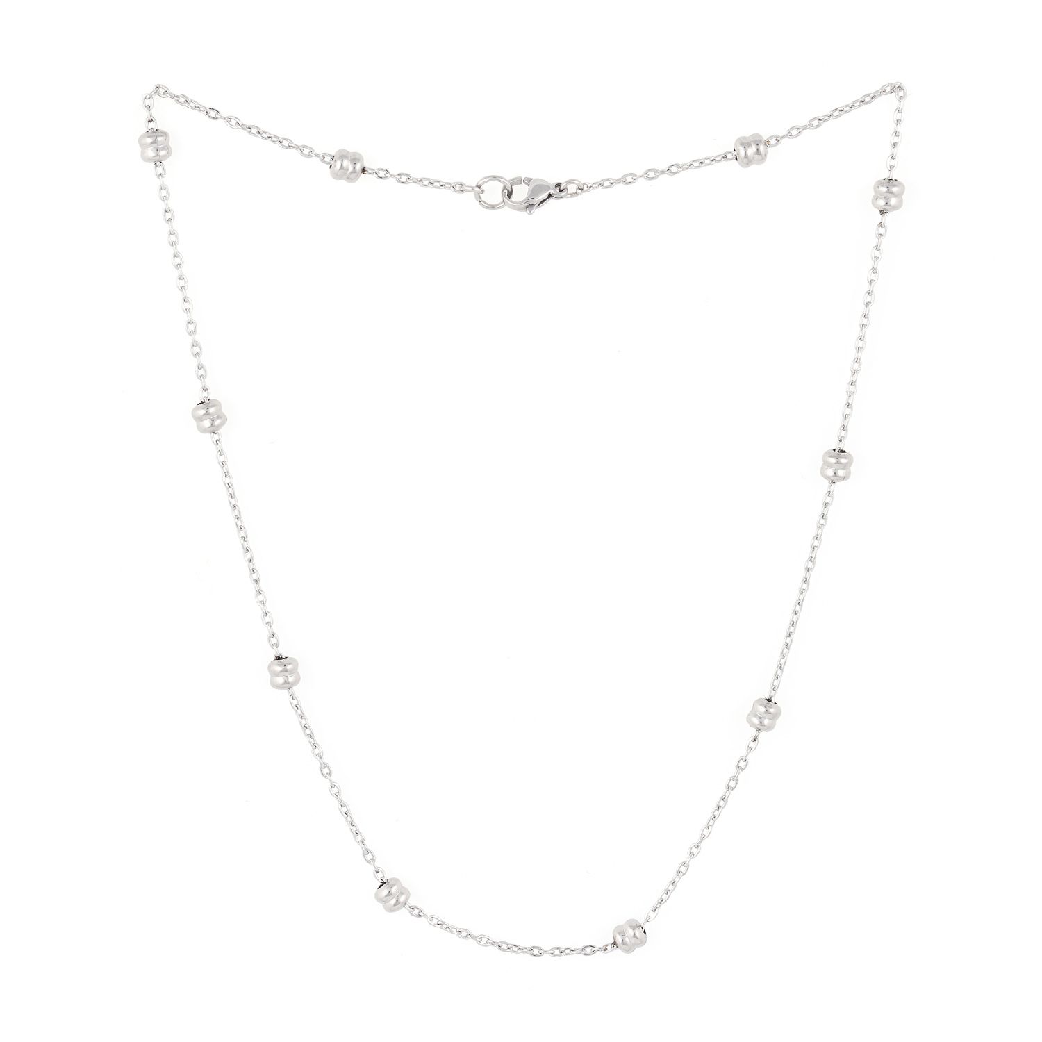 MUSINSA | JBANS CLASSIC Line Ball Point Chain Necklace (C2501-AN871_SV)