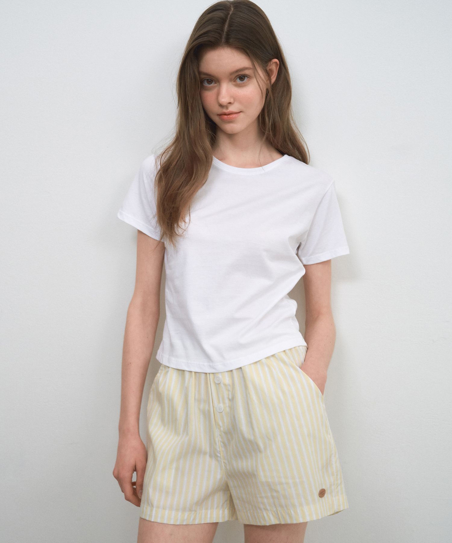 MUSINSA | WEDNESDAYOASIS FOR WOMEN One Mile Lounge Shorts_LEMON (W25-PT18)